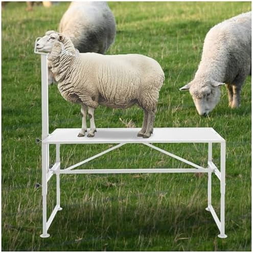 Livestock Stand 51x23 inches Trimming Stand with Straight Piece Height ...