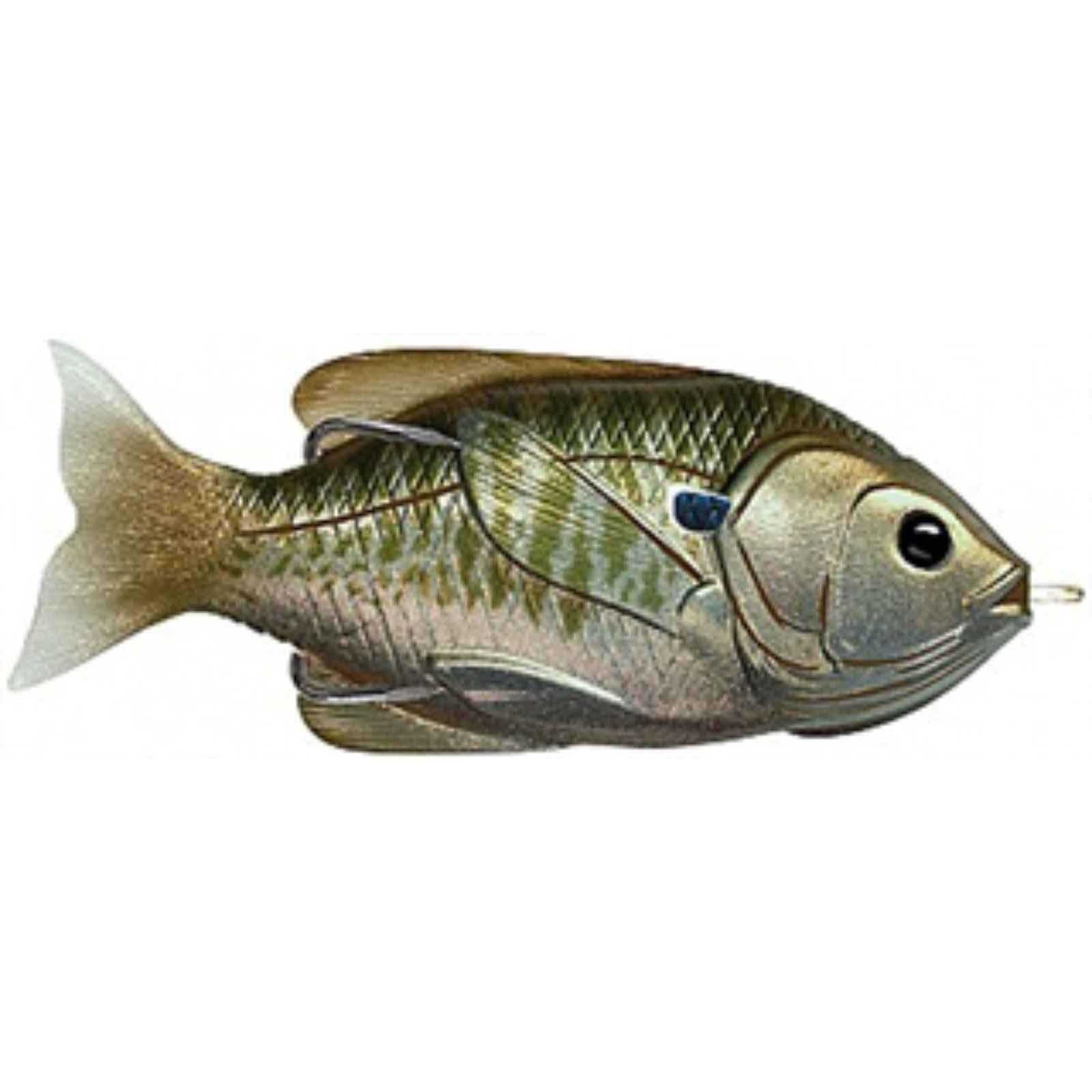 LiveTarget SFH75T560 Sunfish Hollow Body Topwater Lure, 3", 3/0 Hook ...