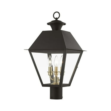 Livex Lighting - Lafayette - 1 Light Outdoor Post Top Lantern in ...