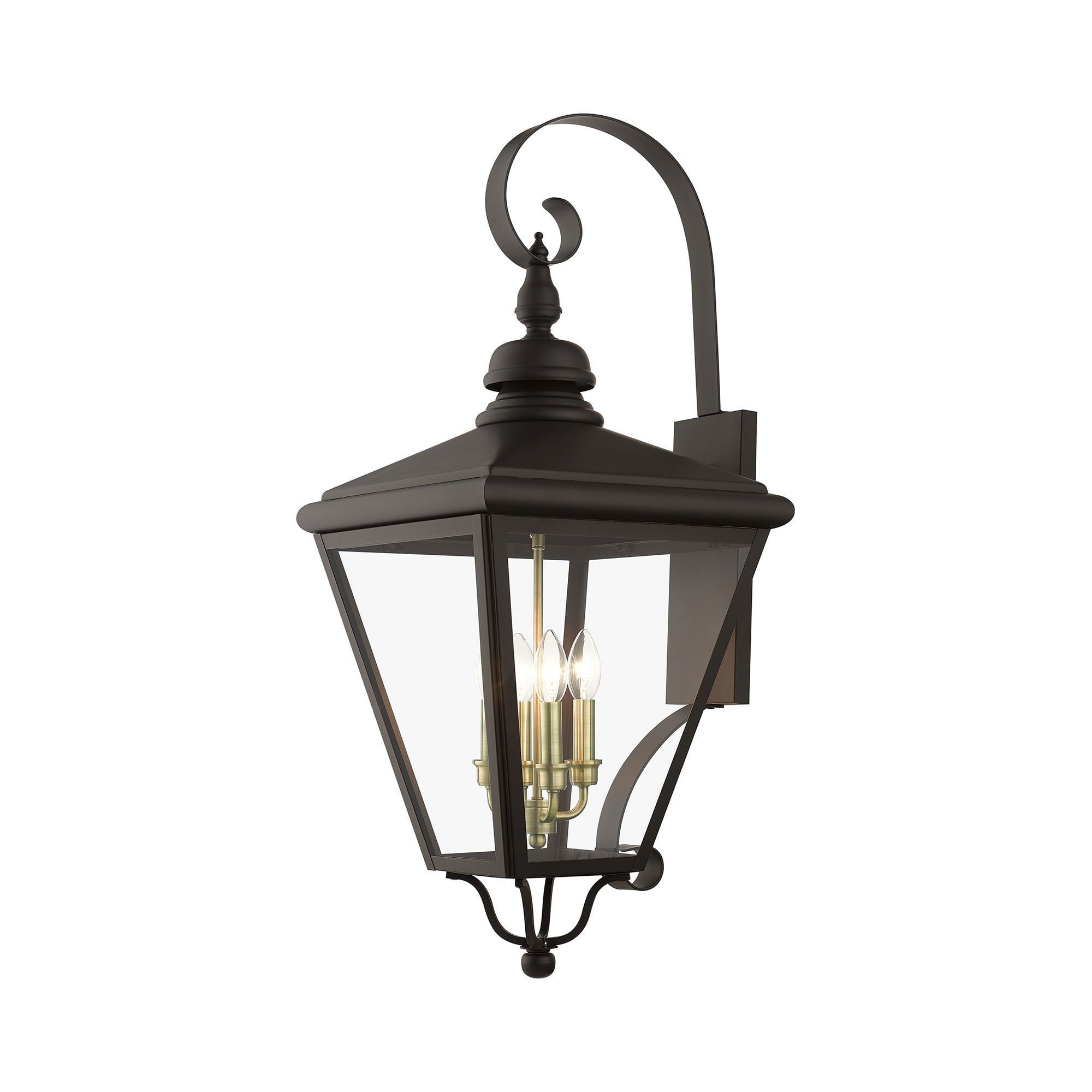 Livex Lighting - Adams - 4 Light Extra Large Outdoor Wall Lantern In ...