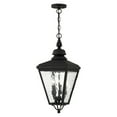 Livex Lighting Cambridge 3 Light Outdoor Chain-Hang Lantern - Walmart.com