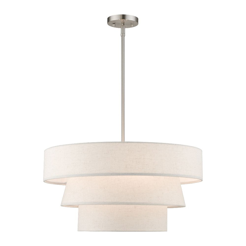 Livex Lighting - Chandler - 4 Light Pendant In Mid-Century Modern Style ...