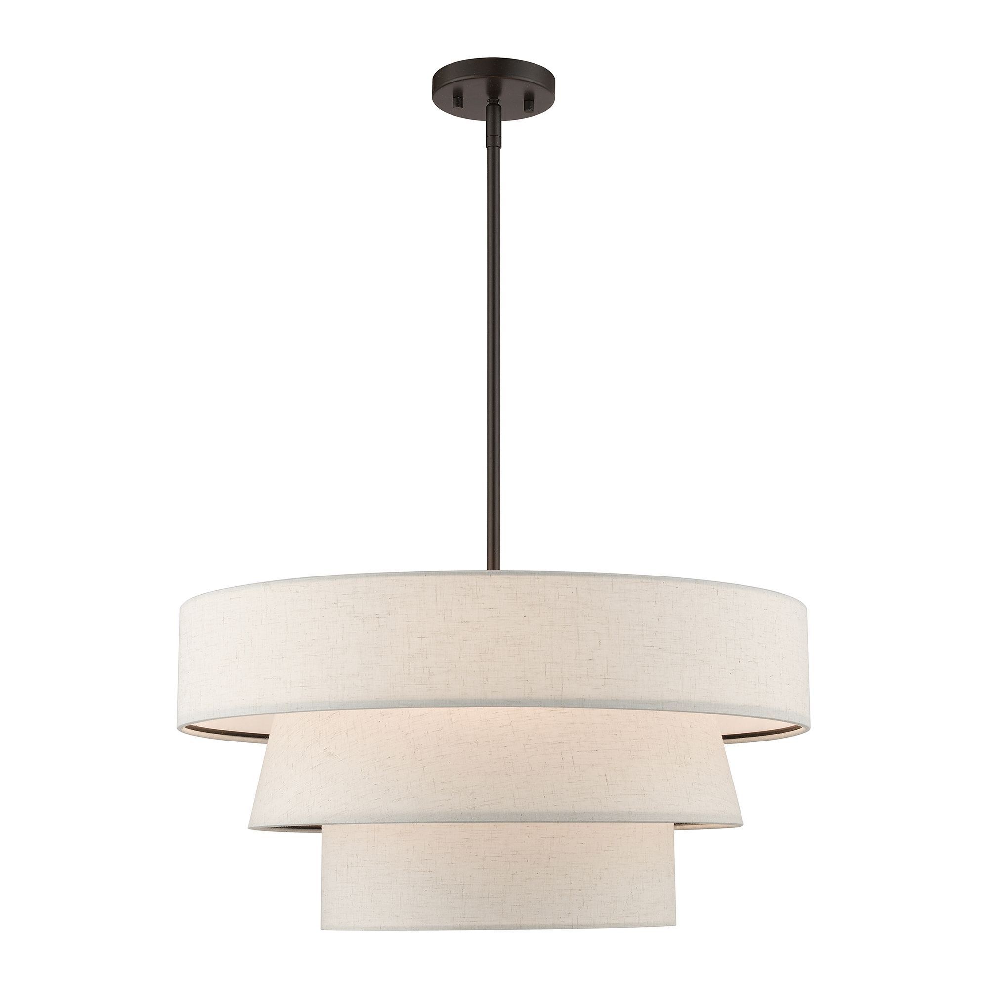 Livex Lighting - Chandler - 4 Light Pendant In Mid-Century Modern Style ...