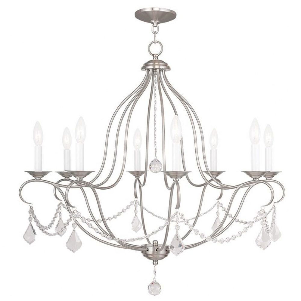 Livex Lighting - Chesterfield - 8 Light Chandelier in French Country ...