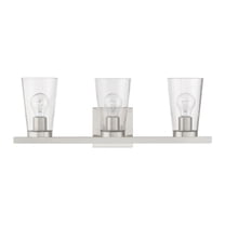 18033-12 Livex Lighting Clarion - 3 Light Bath Vanity In Contemporary ...