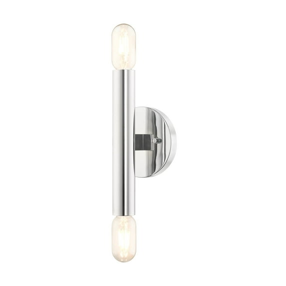 Livex Lighting - Copenhagen - 2 Light ADA Wall Sconce In Mid Century ...