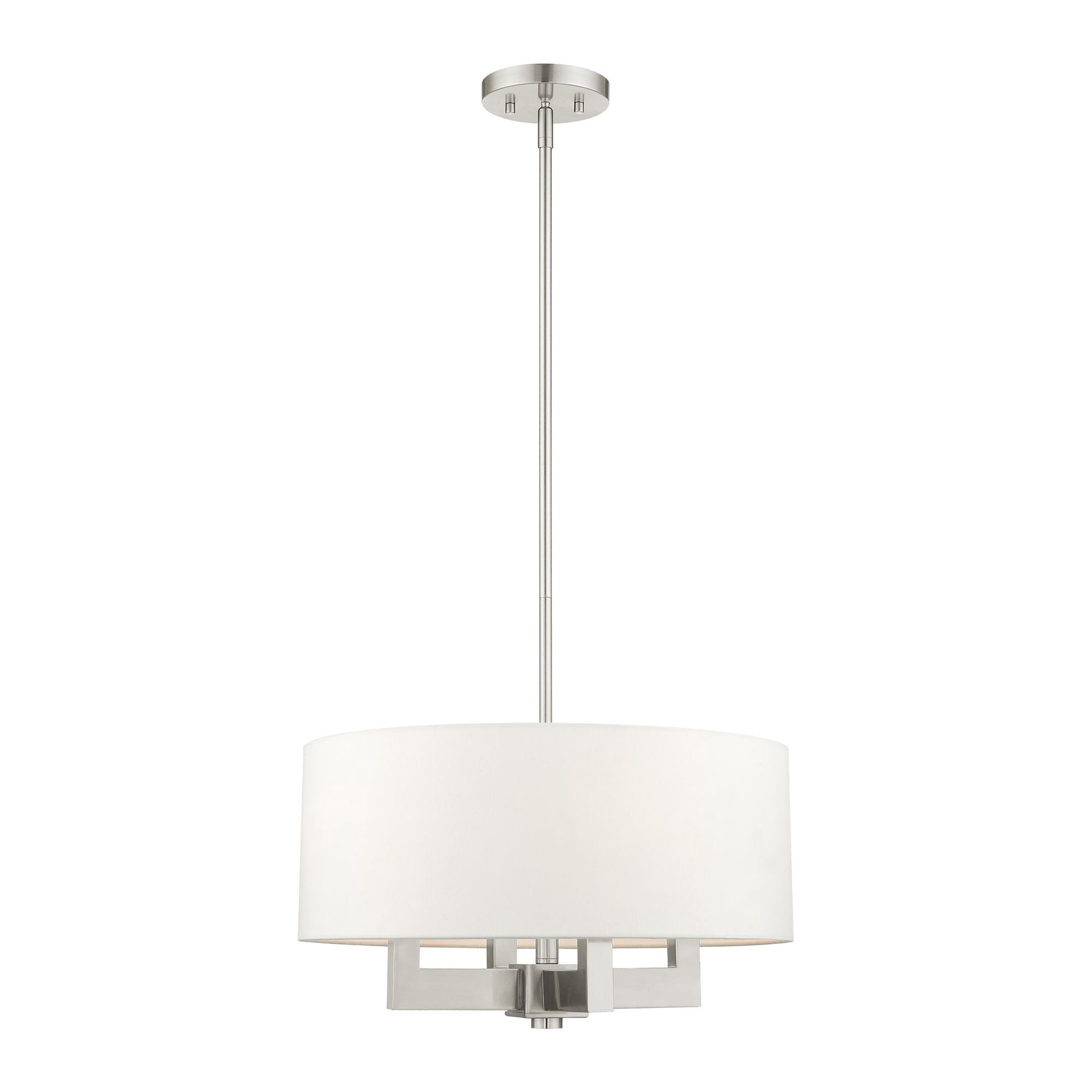 Livex Lighting - Cresthaven - 4 Light Chandelier in Contemporary Style ...