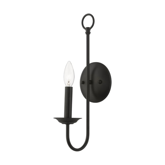 Livex Lighting - Estate - 1 Light Wall Sconce In Updated Colonial Style ...