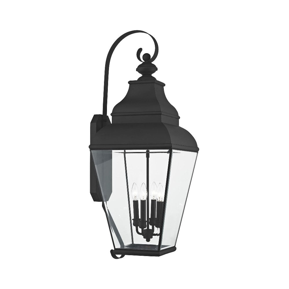 Livex Lighting Exeter 4 Light Outdoor Wall Lantern - Walmart.com Livex Lighting Exeter 4 Light Outdoor Wall Lantern - Walmart.com