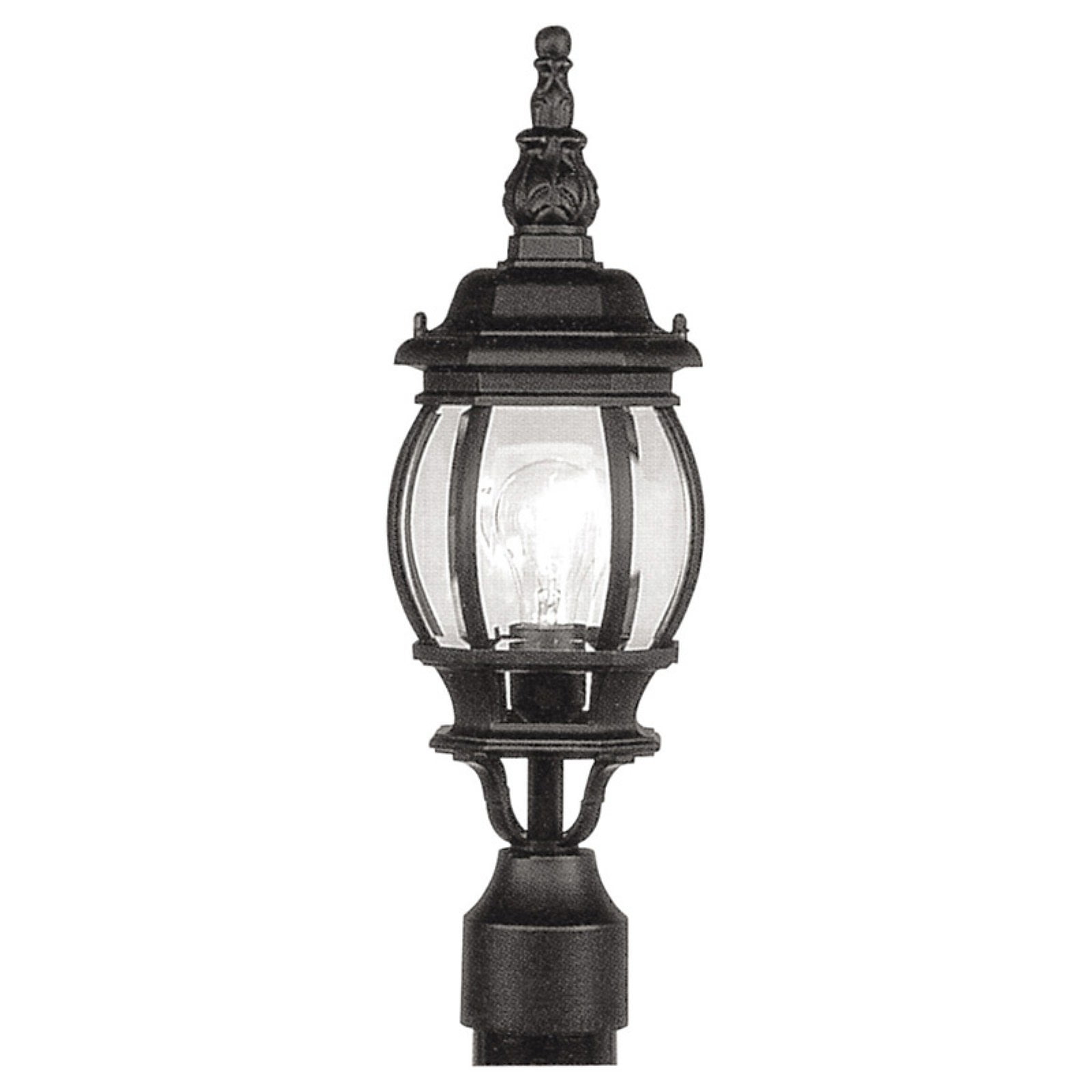 Livex Lighting - Frontenac - 1 Light Outdoor Post Top Lantern in ...