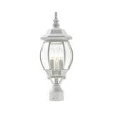 Livex Lighting - Frontenac - 3 Light Outdoor Post Top Lantern in ...