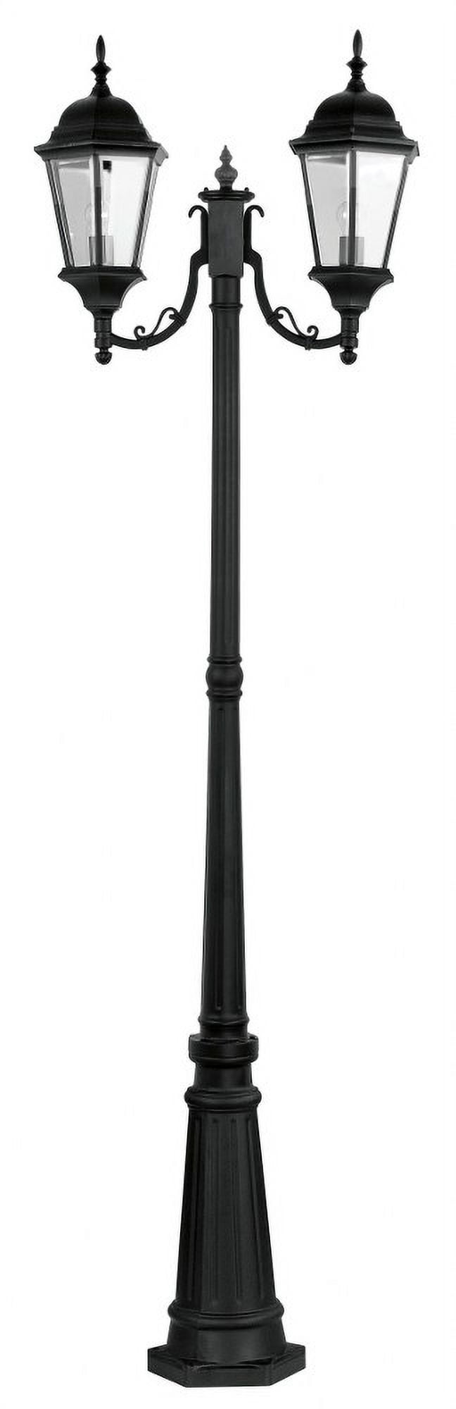Livex Lighting Hamilton 2 Light Outdoor 2 Head Post - Walmart.com