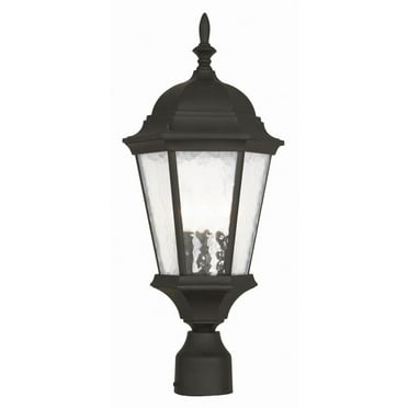 Livex Lighting Hamilton 3 Light Outdoor Post Lantern - Walmart.com