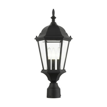 Livex Lighting - Frontenac - 3 Light Outdoor Post Top Lantern in ...
