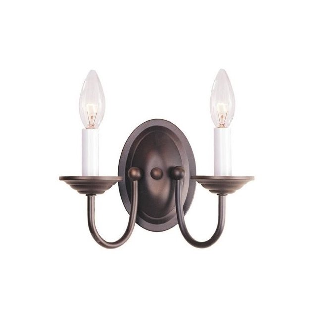Livex Lighting Wall Sconce in Bronze - Walmart.com