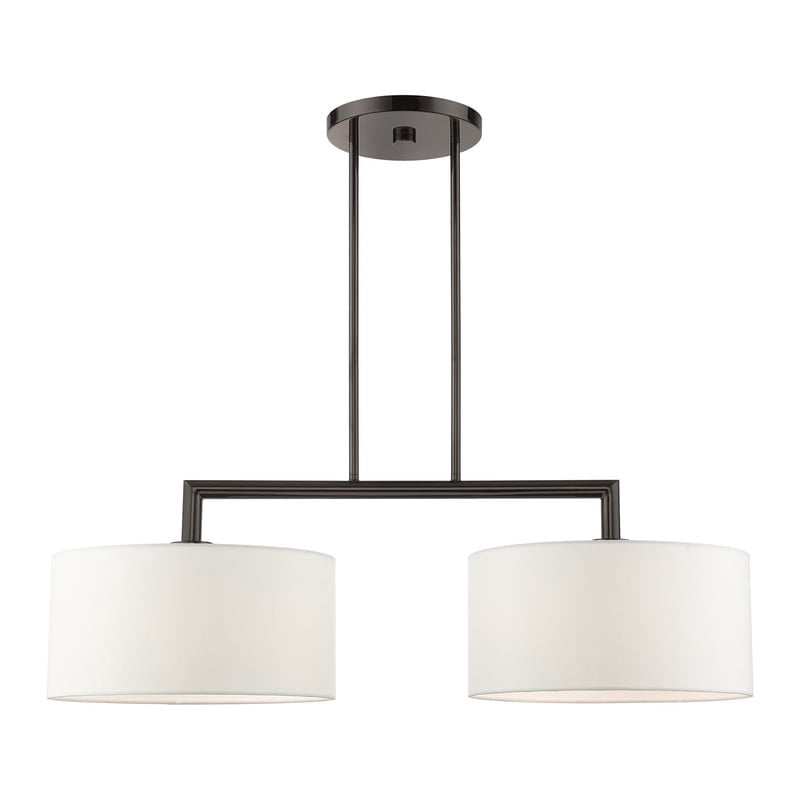 Livex Lighting - Meridian - 2 Light Linear Chandelier in Modern Style ...