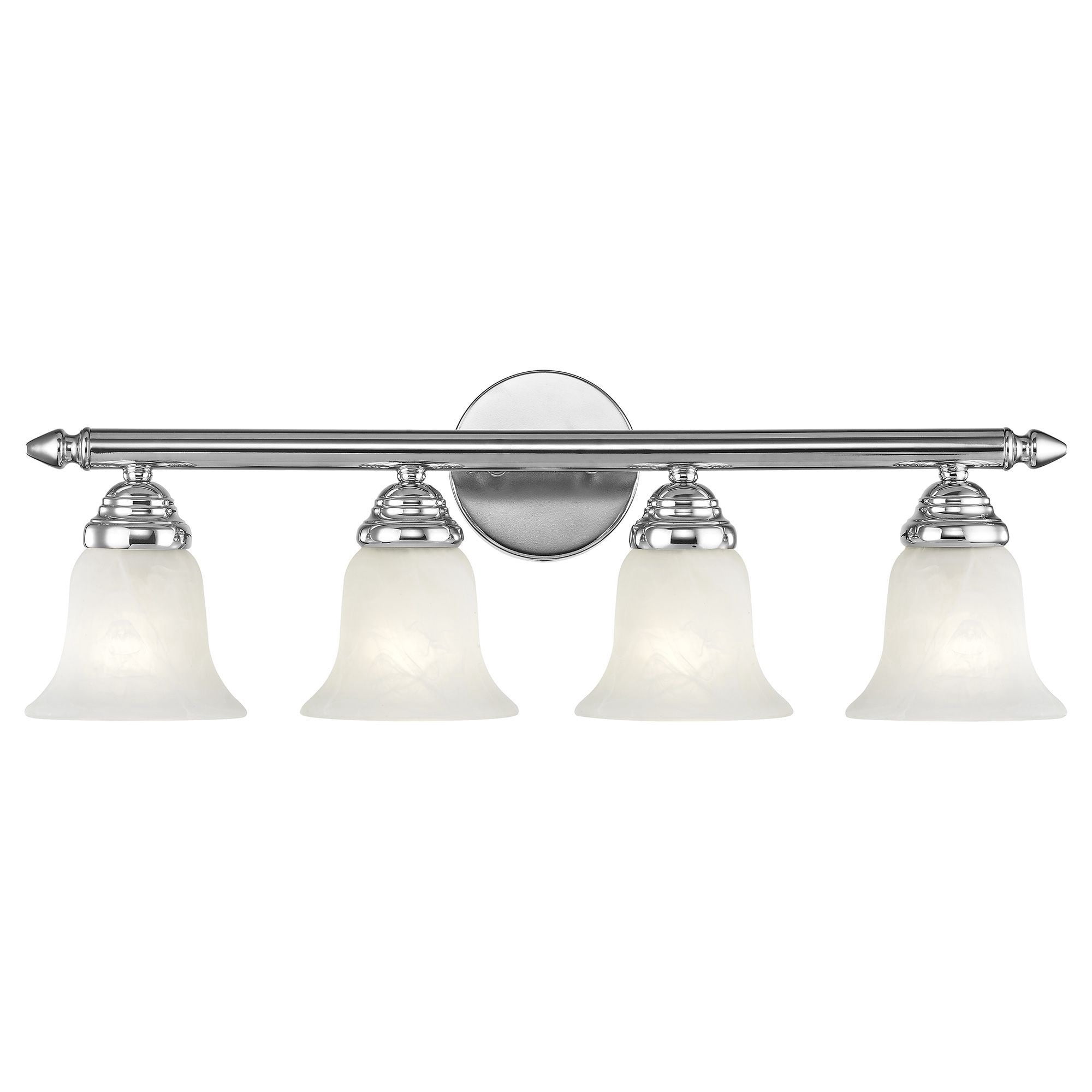 Livex Lighting Neptune Bath 4 Light in Chrome - Walmart.com