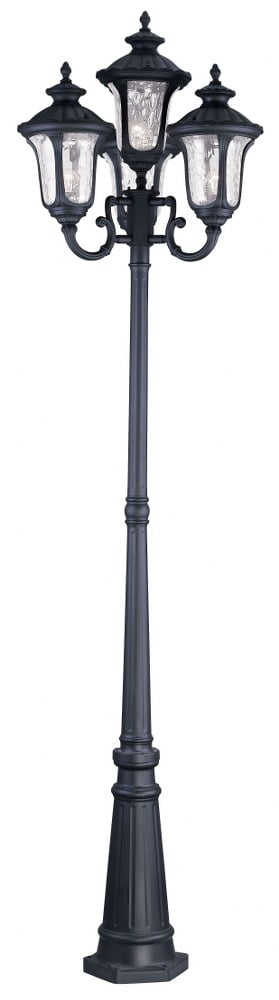 Livex Lighting Oxford 4 Light Outdoor 4 Head Post - Walmart.com
