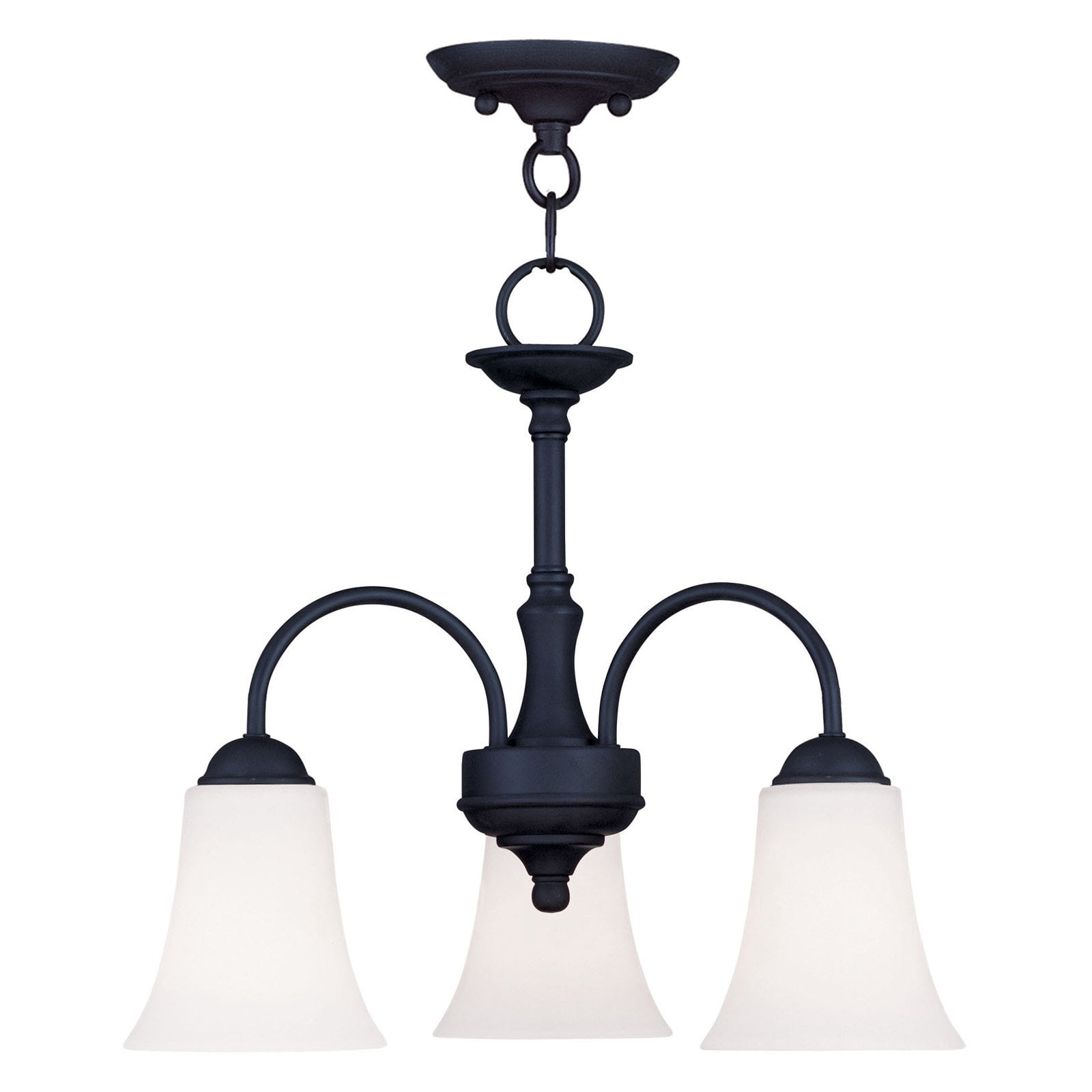 Livex Lighting Ridgedale 3 Light Convertible Chain Hang/Ceiling Mount ...