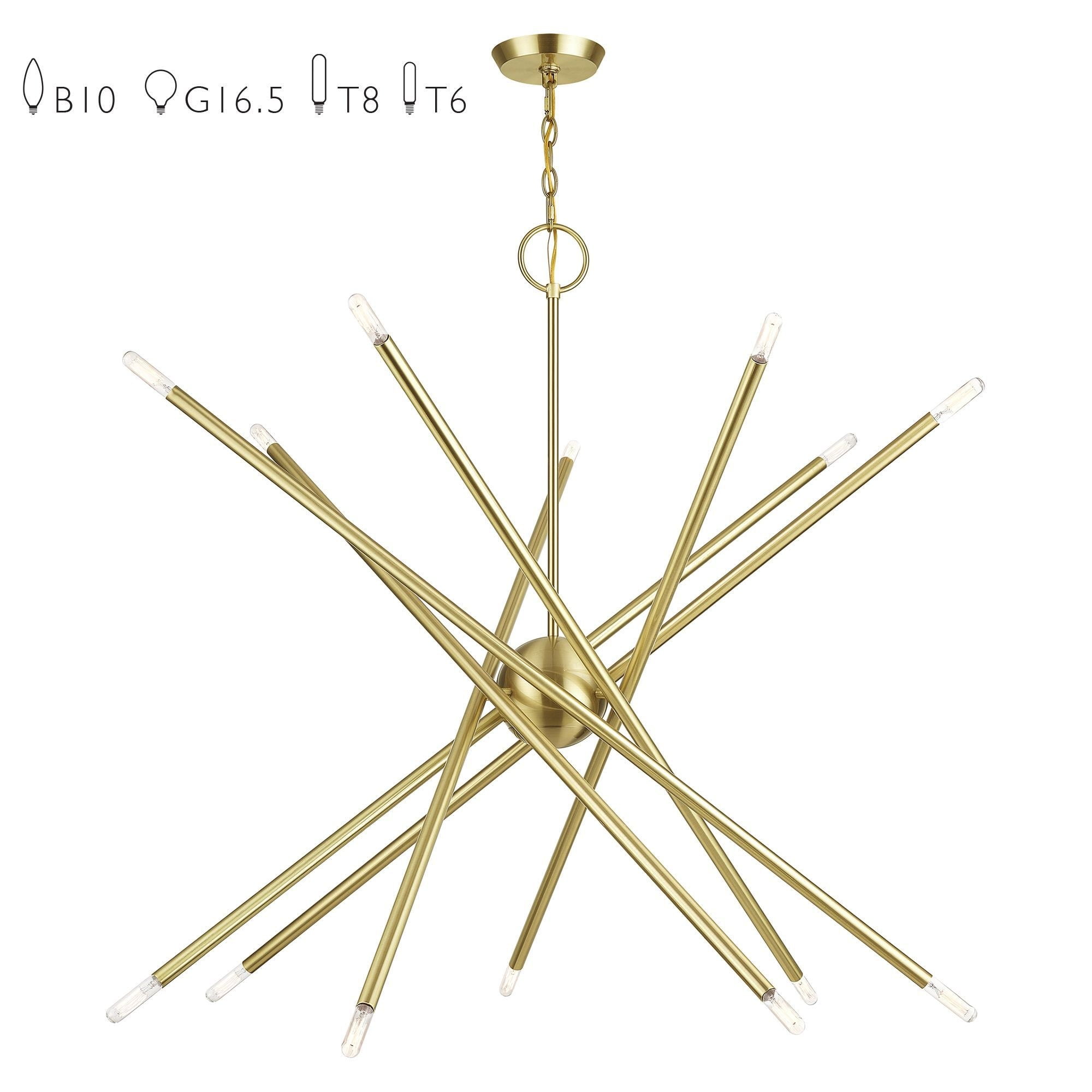 Livex Lighting - Soho - 14 Light Extra Large Foyer Chandelier-39 Inches ...