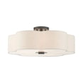 Livex Lighting Solstice 5-Light Semi-Flush Mount, French Country Style ...