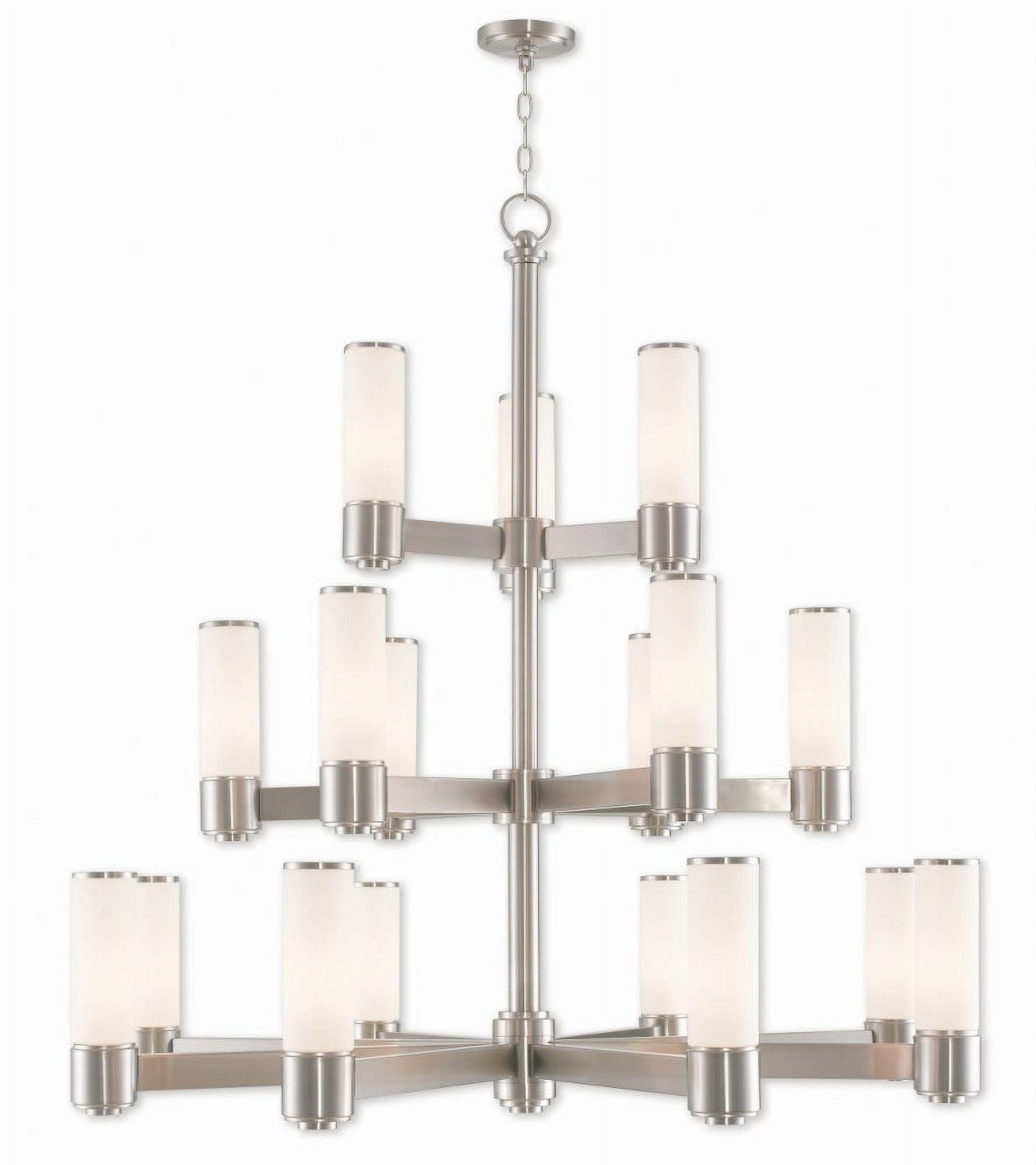 Livex Lighting - Weston - 17 Light Foyer Chandelier in Contemporary ...
