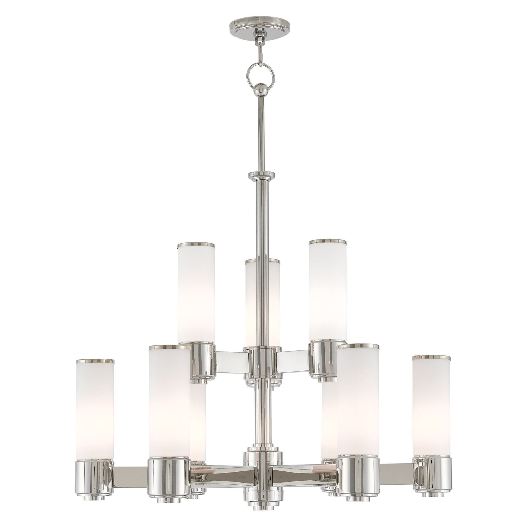 Livex Lighting - Weston - 9 Light Chandelier in Contemporary Style - 28 ...