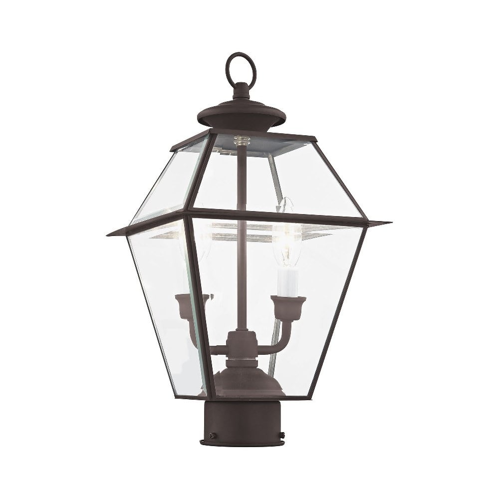 Livex Lighting Westover 2 Light Outdoor Post Lantern - Walmart Business ...