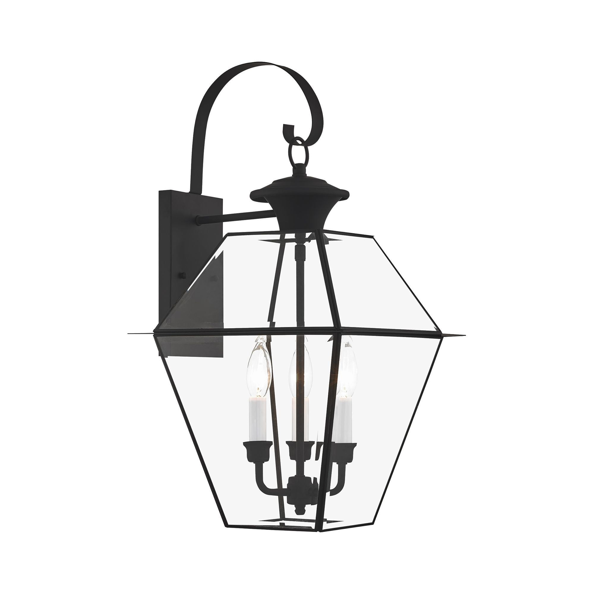 Livex Lighting - Westover - 3 Light Outdoor Wall Lantern in Farmhouse ...