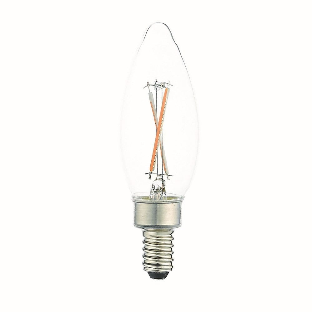 Livex Pack of (60) 2 Watt Vintage Dimmable B10 Candelabra (E12) LED ...