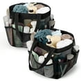 Livhil Shower Caddy, 2 Pcs with Handle, 8 Pockets, Dorm Room Essentials ...
