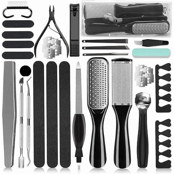 Livhil 36 in 1 Professional Pedicure Kit, Stainless Steel Pedicure ...