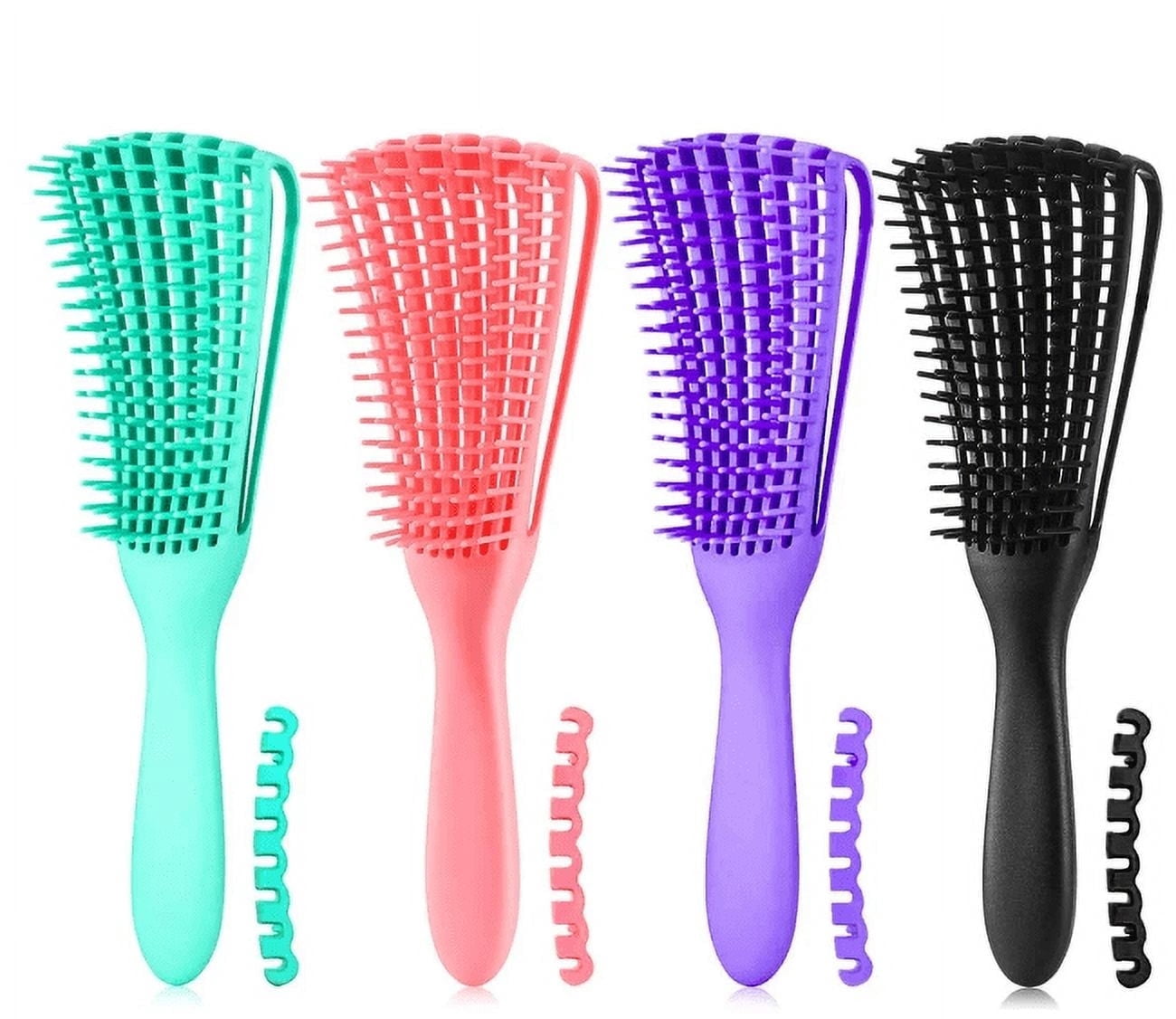 livhil Detangle Hair Brush Set for Afro, Curly, Wavy, Coily, Thick ...