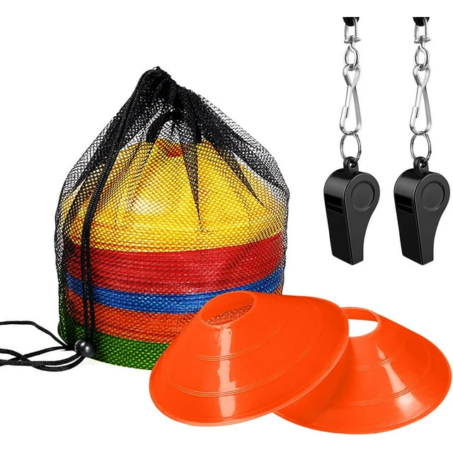 Livhil Pro Disc Cones - 50pcs for Sports Drills, Football, Athletics ...