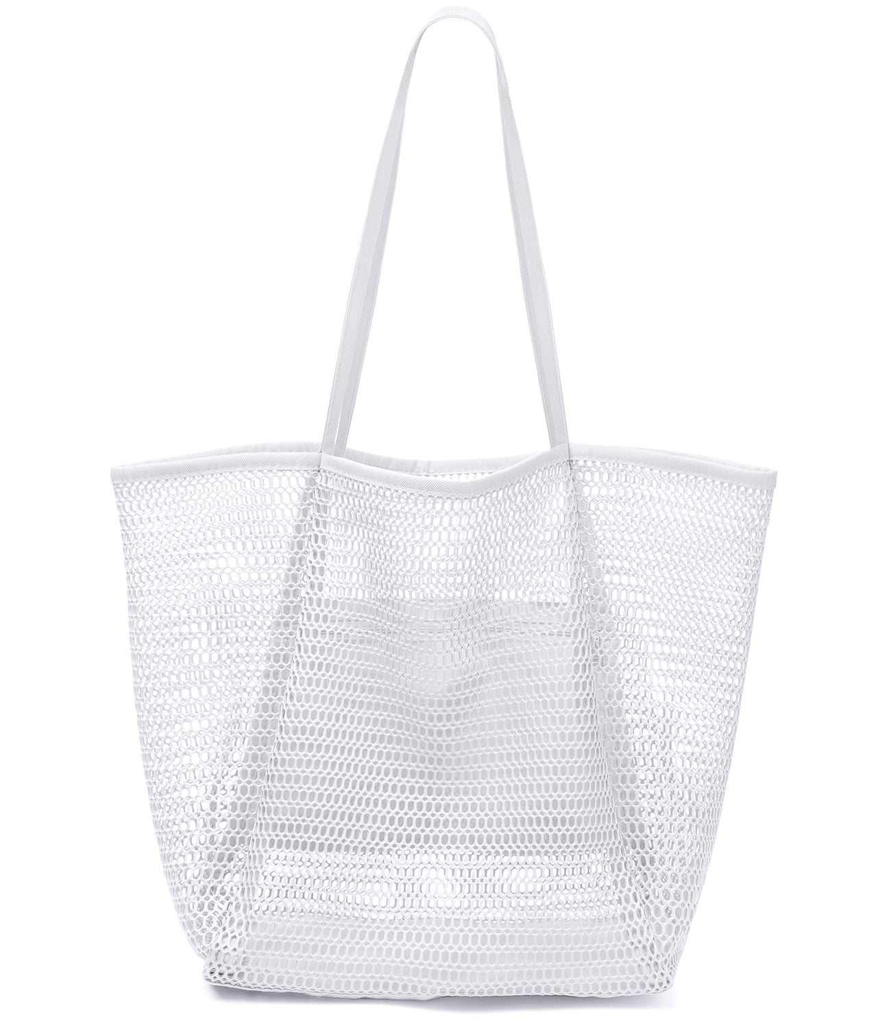Livhil Nylon Zipper Large Beach Mesh Tote Bag, Foldable Waterproof and ...