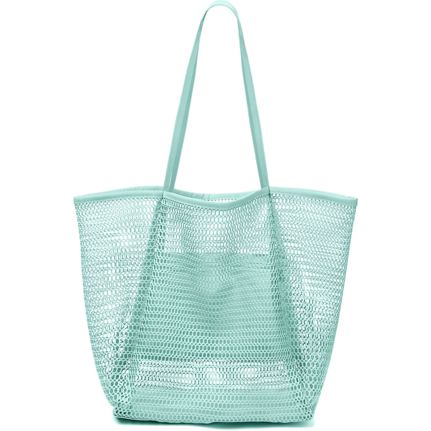 Livhil Large Nylon Mesh Beach Tote Bag for Women, Big Vacation ...
