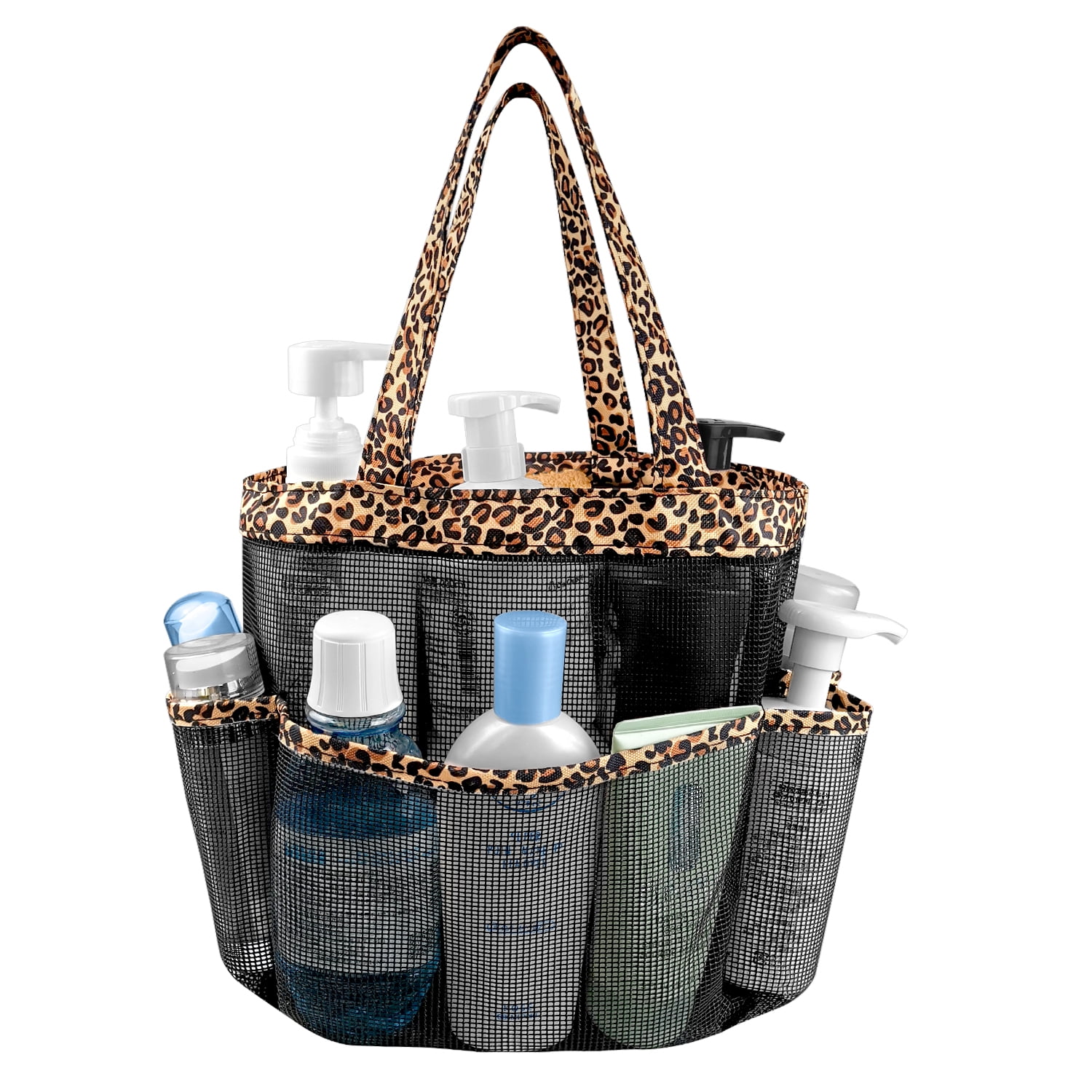 Livhil Mesh Shower Caddy: 8-Pocket, Portable Bathroom Organizer for ...