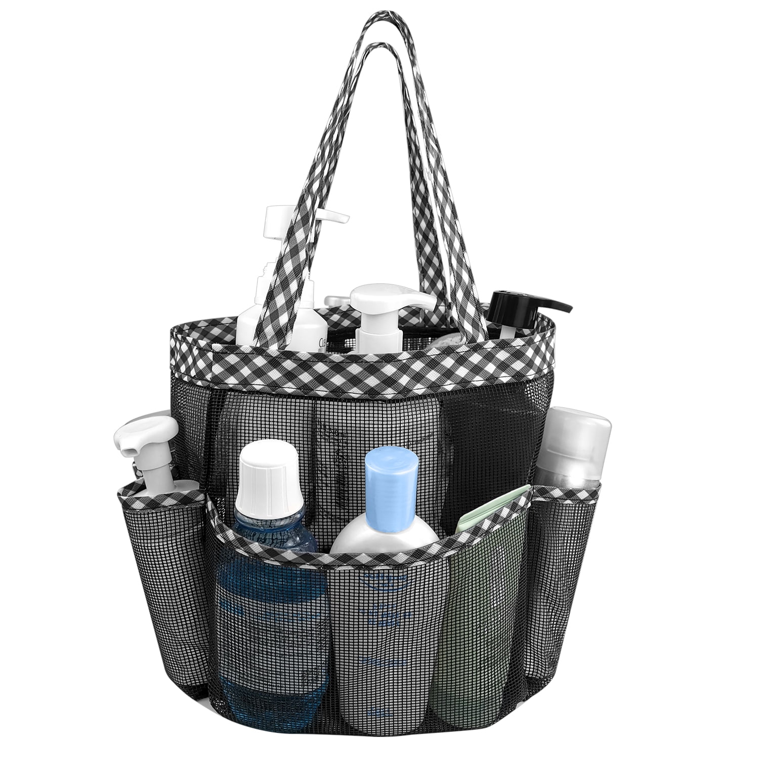 Livhil Mesh Shower Caddy Basket for College Dorm Room Essentials with 8 ...