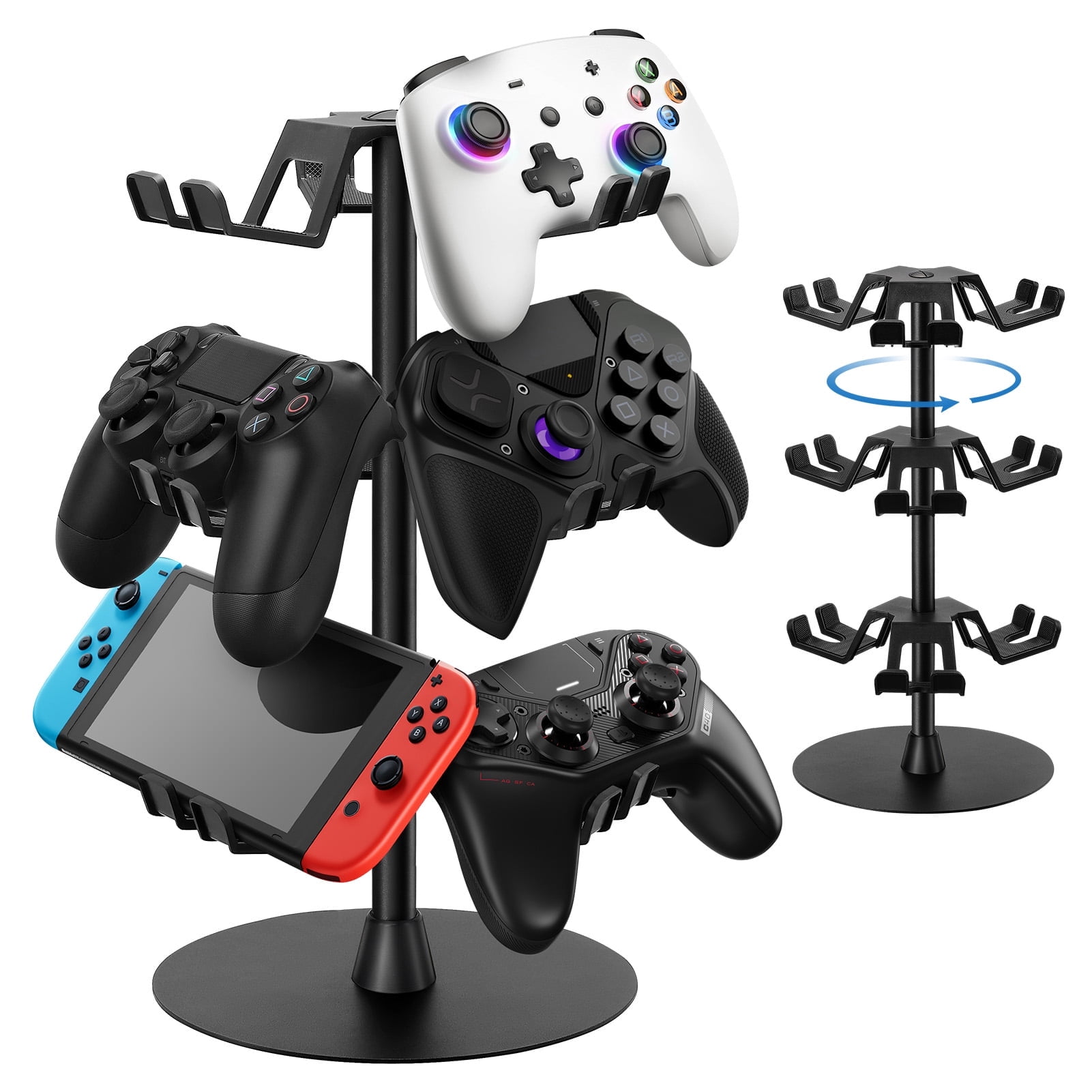 Livhil Universal Game Controller Stand, High Stability 360° Rotatable ...
