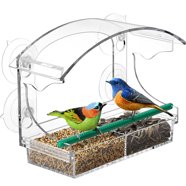 Wind & Weather One-Way Mirror Window Mount Bird Feeder - Walmart.com