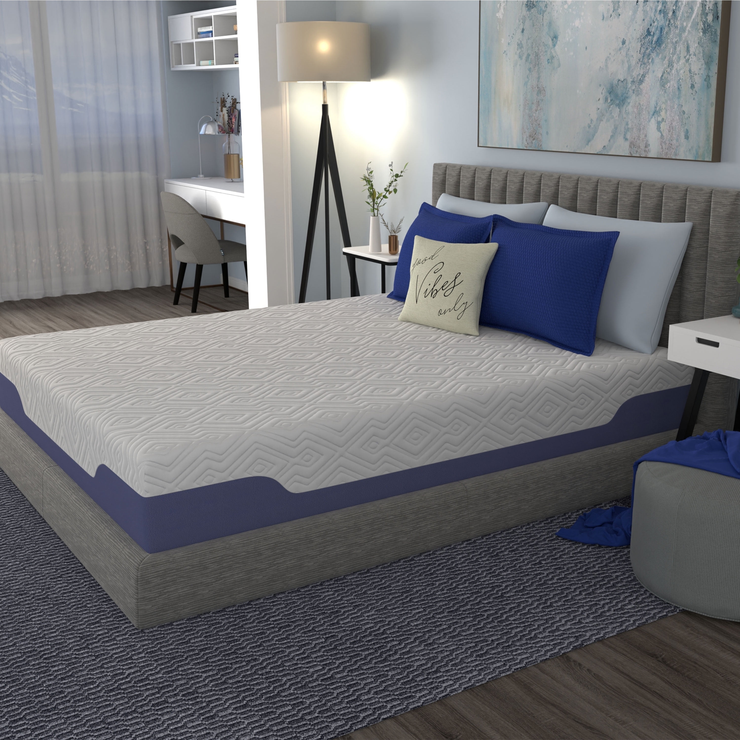 LiviNest 10" Cooling Hybrid Mattress: BioCool Technology & Gel Memory ...