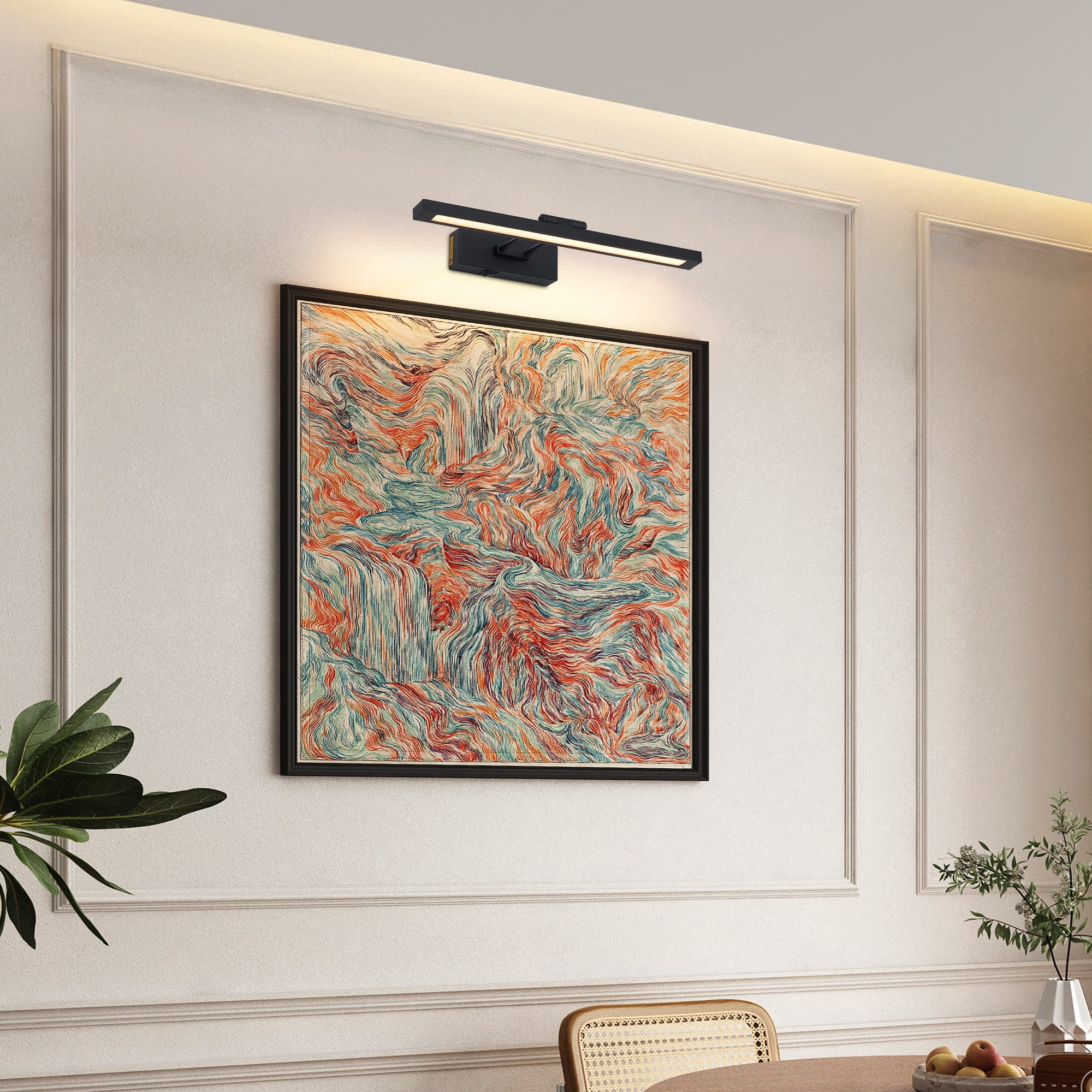 LiviNest 16in Picture Light Battery Operated with Remote: LED Art Light ...