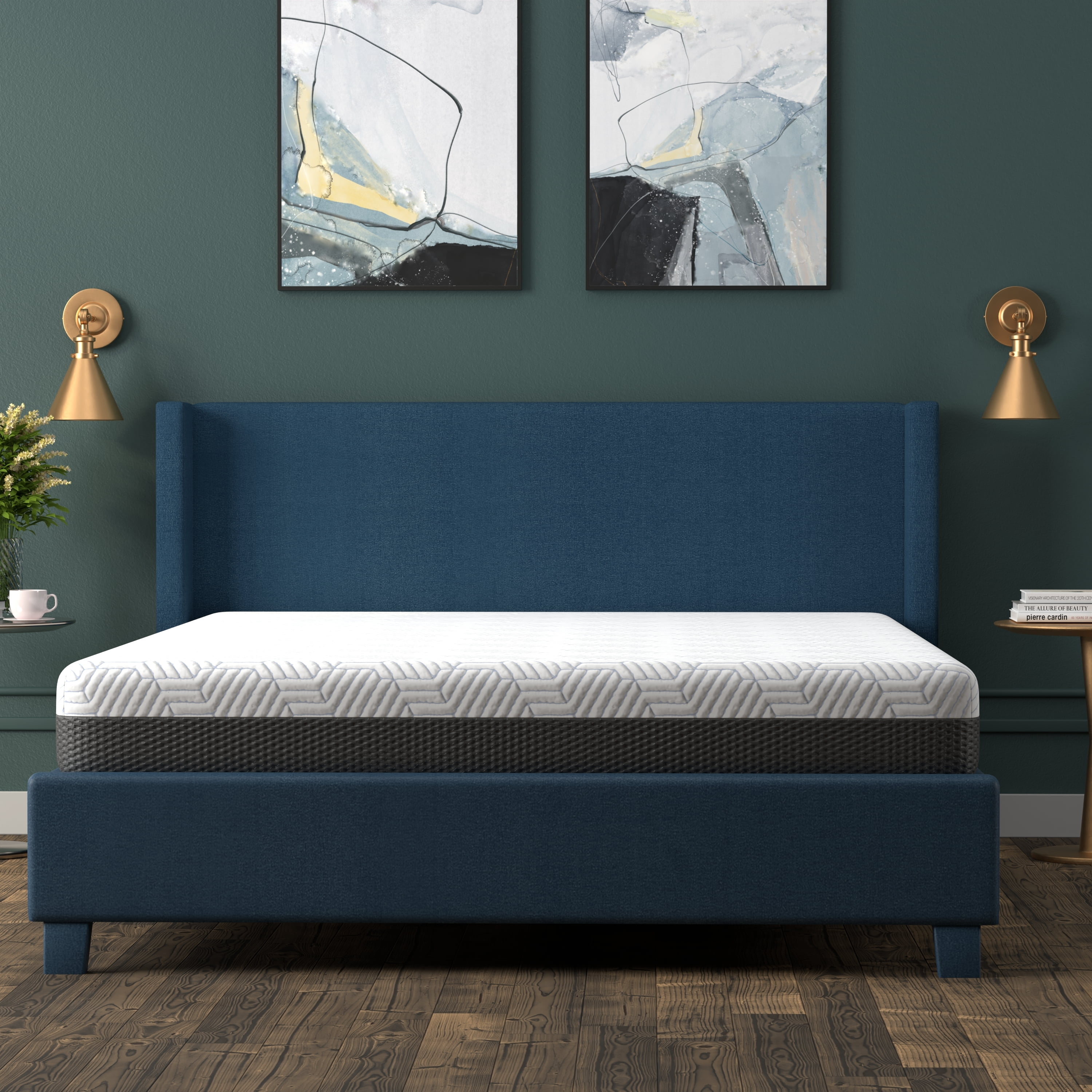 LiviNest Full Firm Mattress for Back Pain: 8 Inch Cooling Gel Memory ...