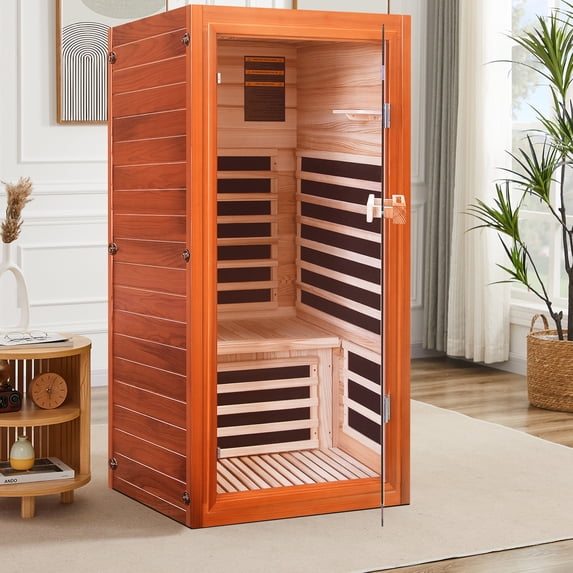 LiviNest Home Sauna Room: 1 Person Portable Sauna with Smart Control ...