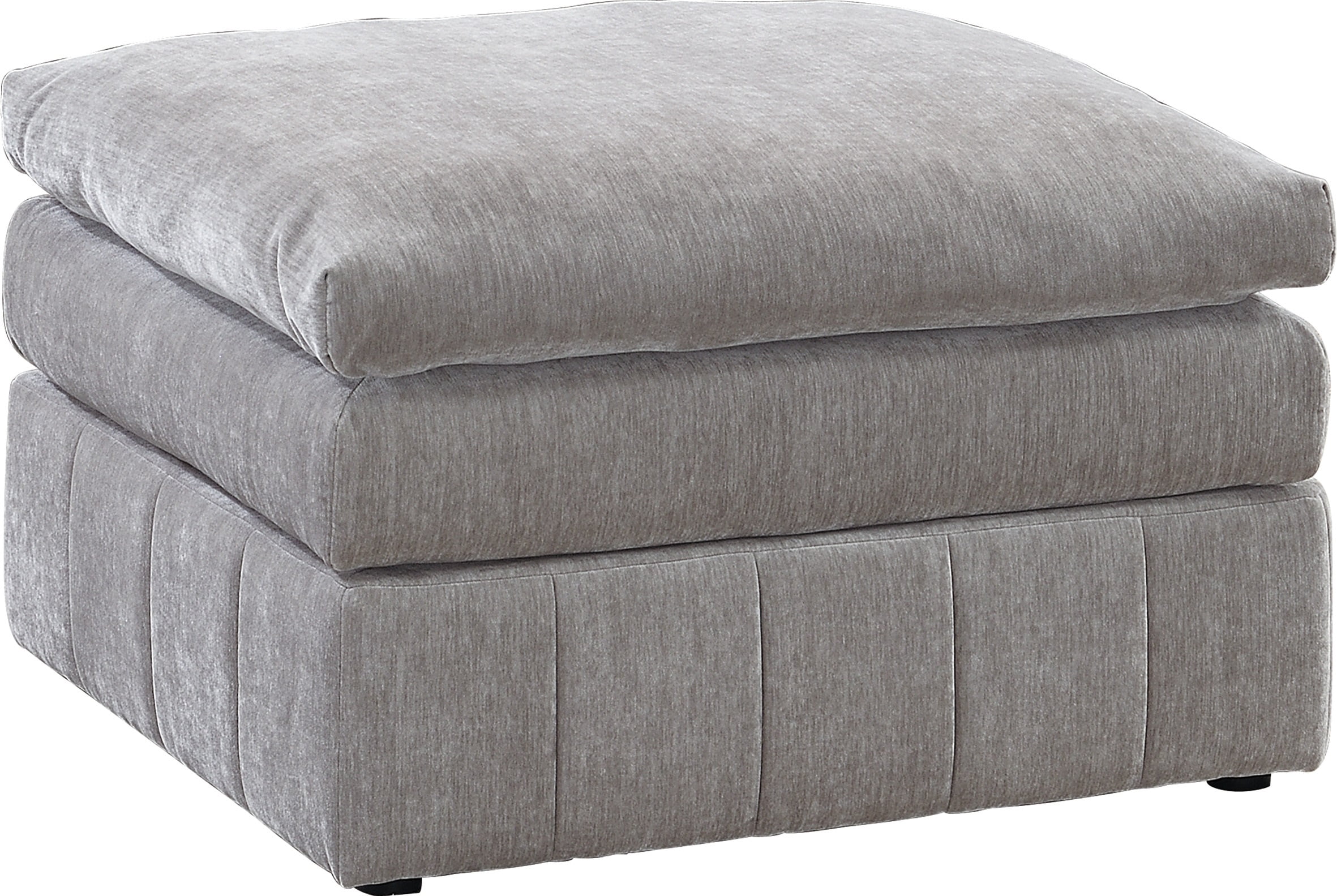 LiviNest Modular Ottoman Footrest Chair: Triple Layer Cushion Plush ...