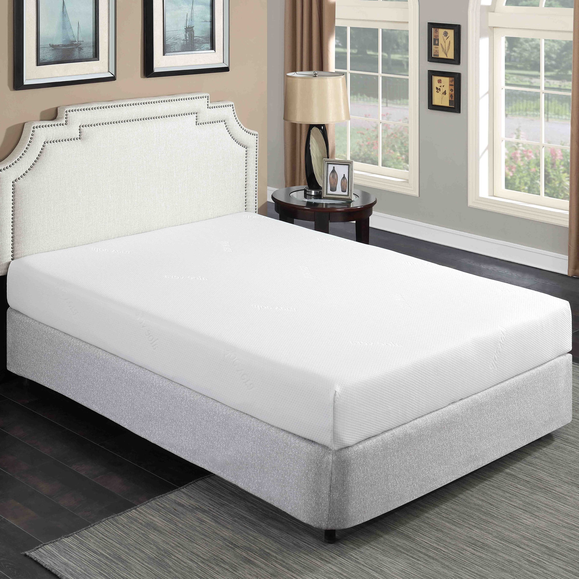 LiviNest Queen Mattress in a Box: 8 Inch Gel Memory Foam Mattress with ...
