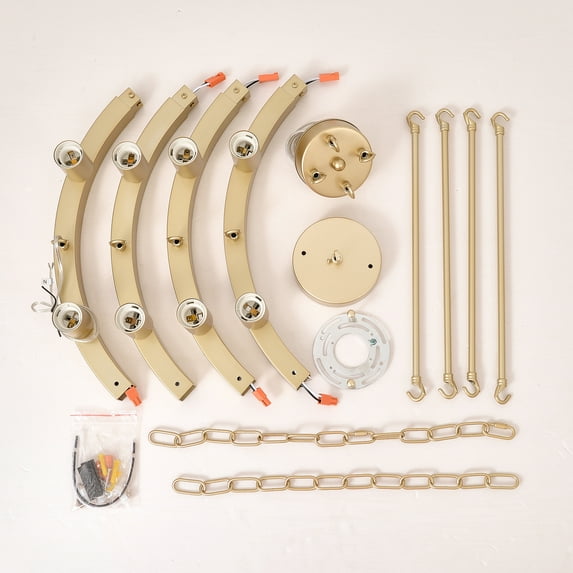 LiviNest Wagon Wheel Chandelier for Dining Room & Living Room ...