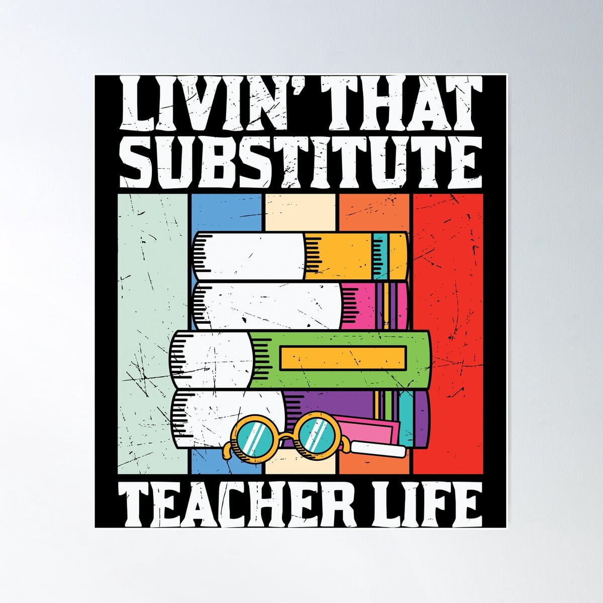 Livin' That Substitute Teacher Life - Trendy Back To School Design For ...