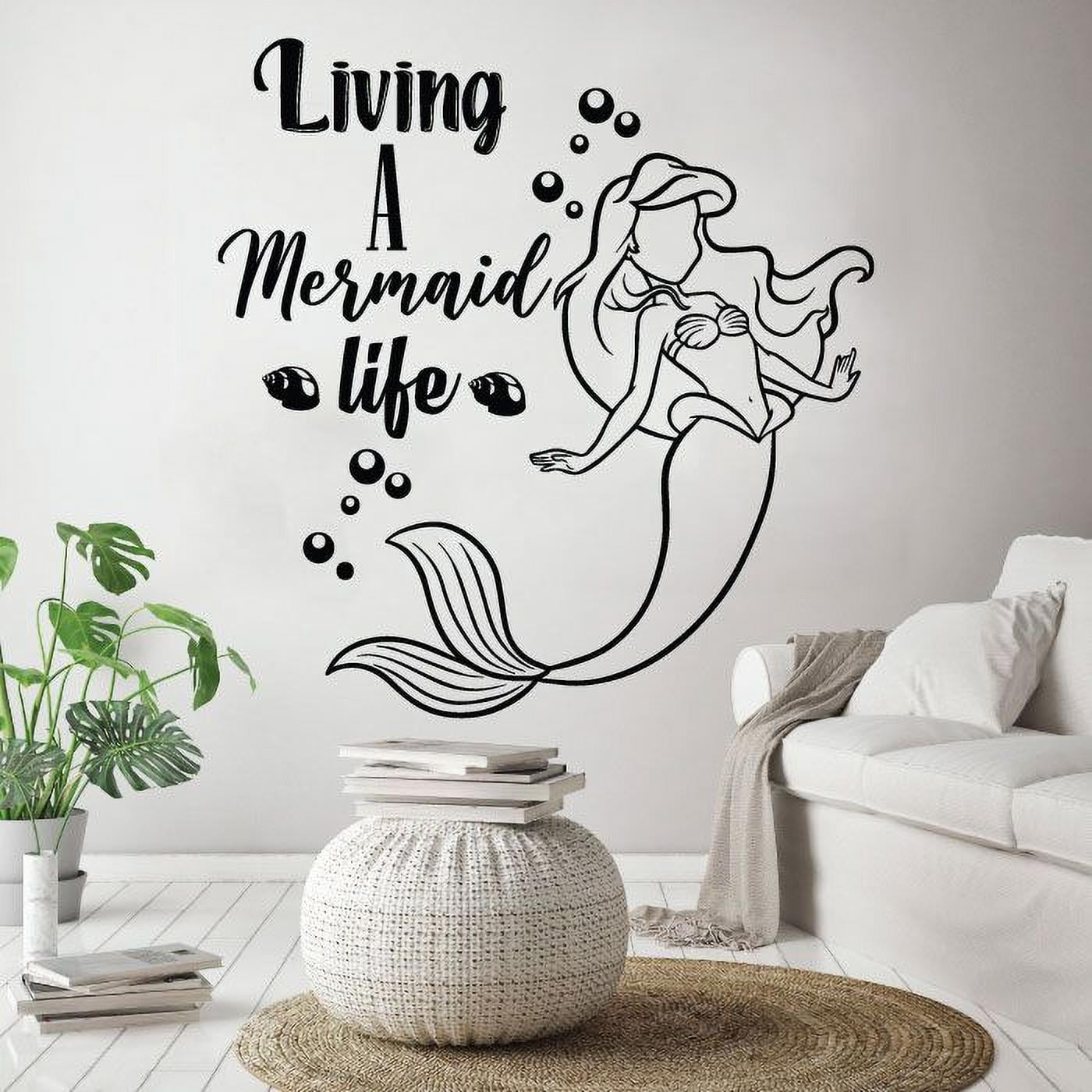 Ariel Wall Decal Little Mermaid Wall Decal WallMonkeys.com