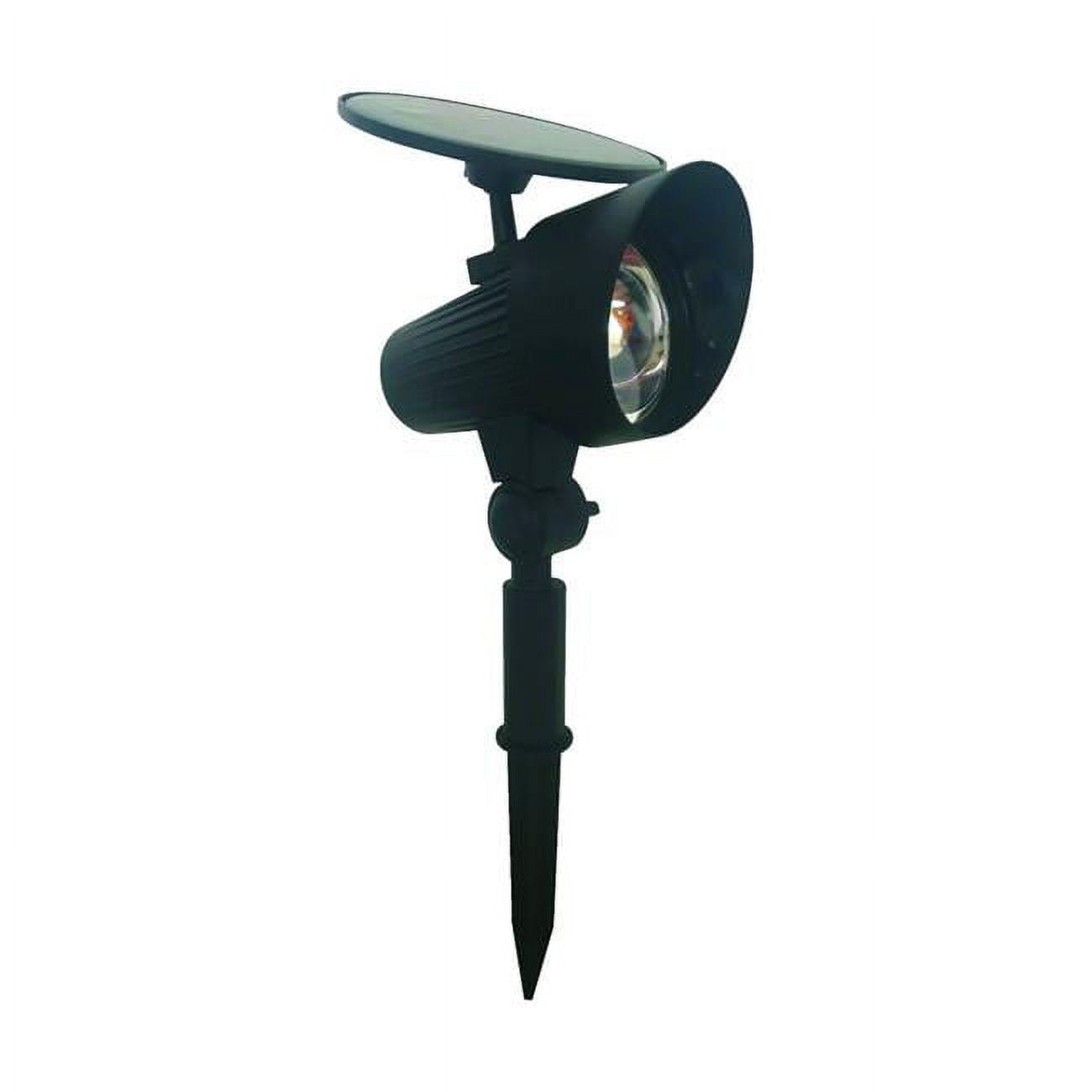 Living Accents Solar Powered LED Outdoor Spotlight, Security Accent ...